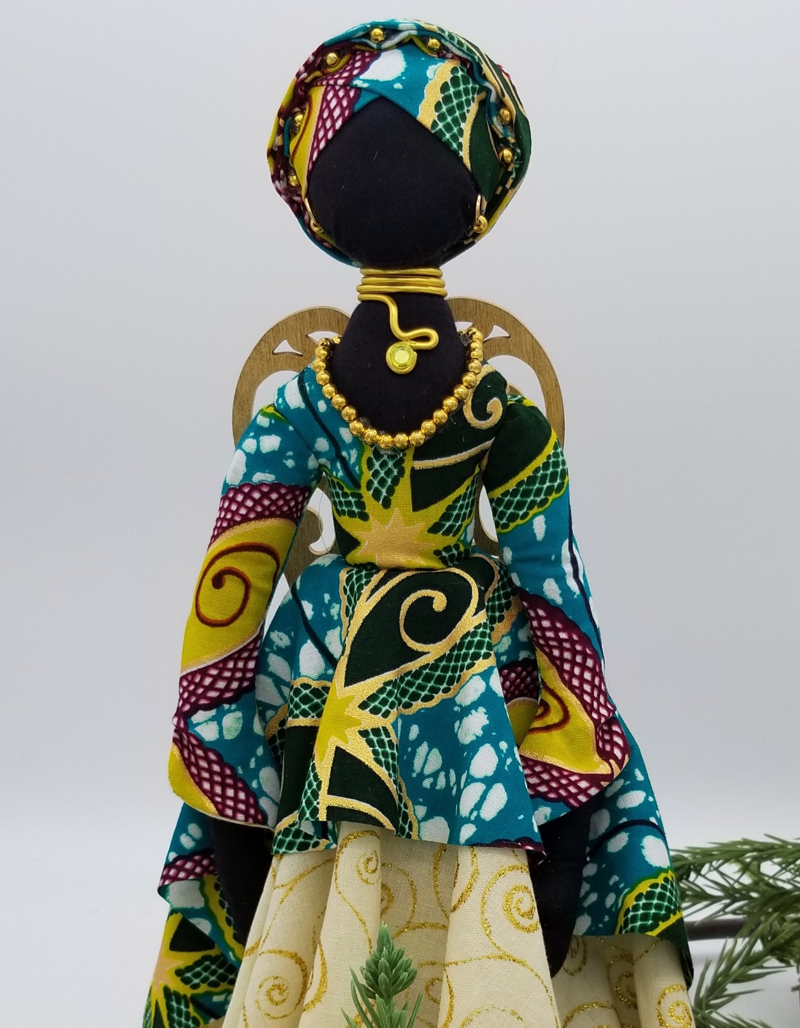 African American Angel for Tree Top Black Christmas Angel - Etsy