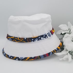 Unisex Bucket Hat| African Print Trim Bucket Hats| Sun Hat| Men Bucket ...