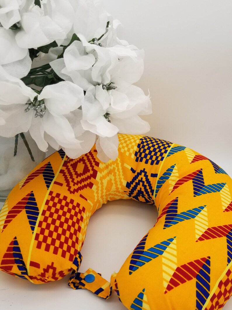 Traveling Pillow| Neck Pillow Case| Travel Pillow| African Print Travel ...