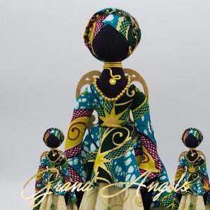 31 Inch Giant African Christmas Angel Black Christmas Angel Hatima ...