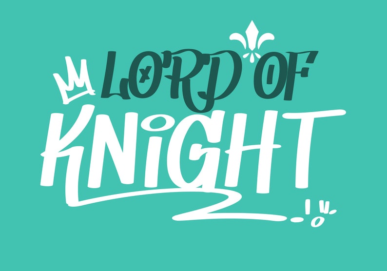 Black Knight Graffiti Font: Street Art Display Font (digital Download ...