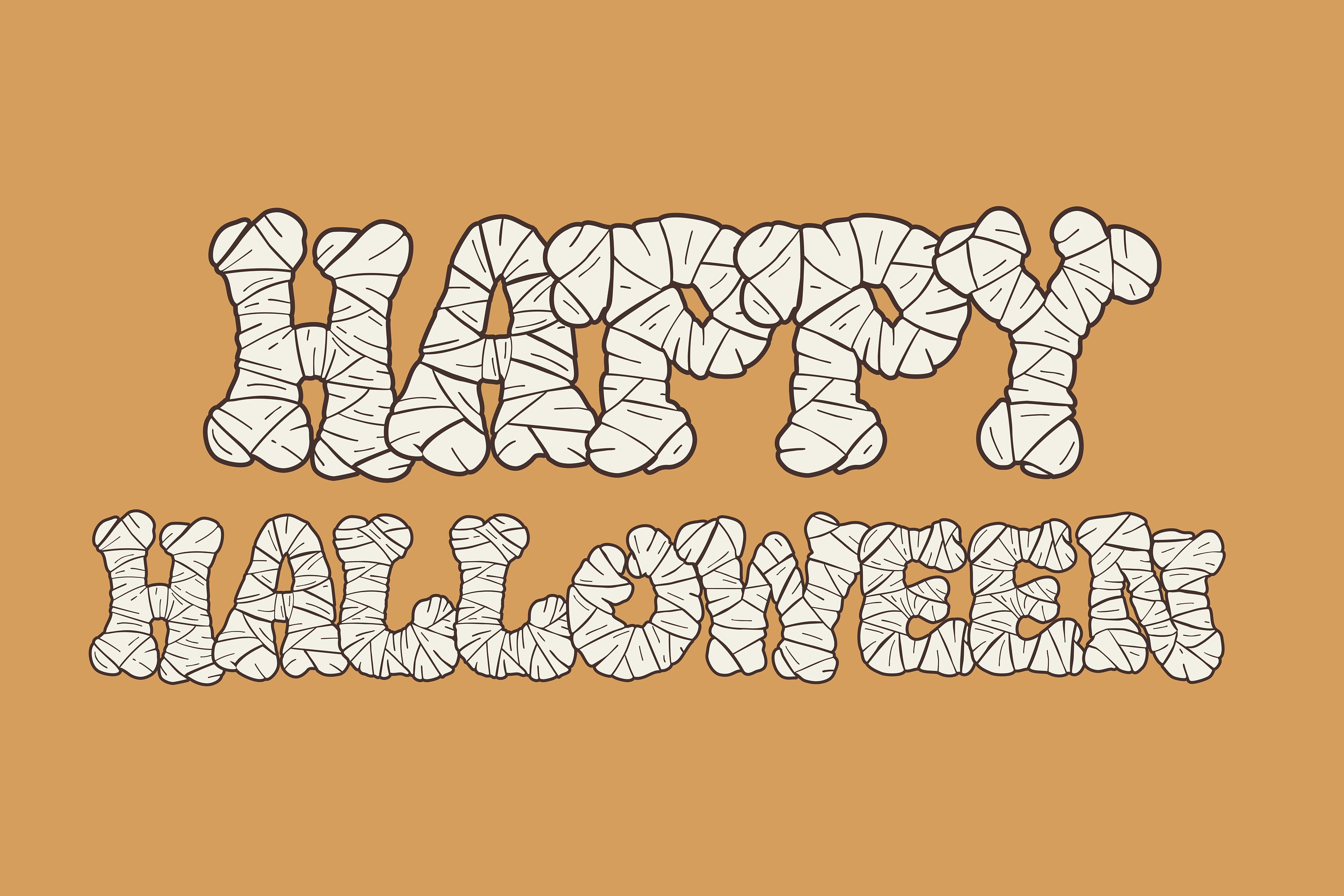 Halloween MUMMY Alphabet Letters A-Z A-z and Numbers PNG. - Etsy