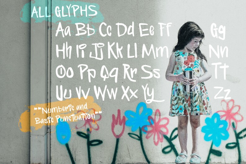Sebastian Monet Graffiti Font: Street Art Display (OTF, TTF) - Etsy ...