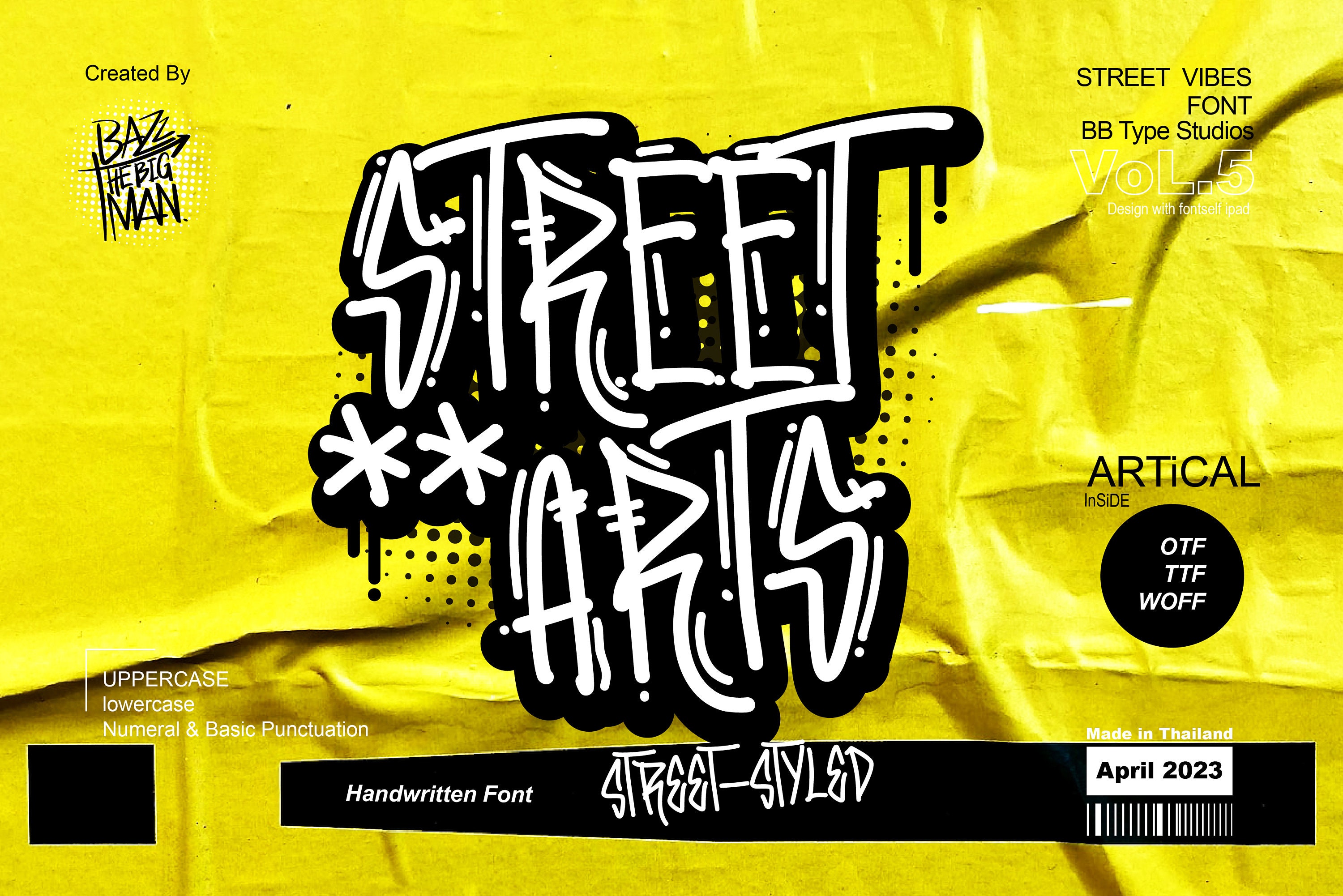 Street Arts Graffiti Font Street Font Digital Font System - Etsy