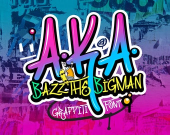 Sideways Blue Pink Color Alphabet Letters & Numbers PNG File - Etsy