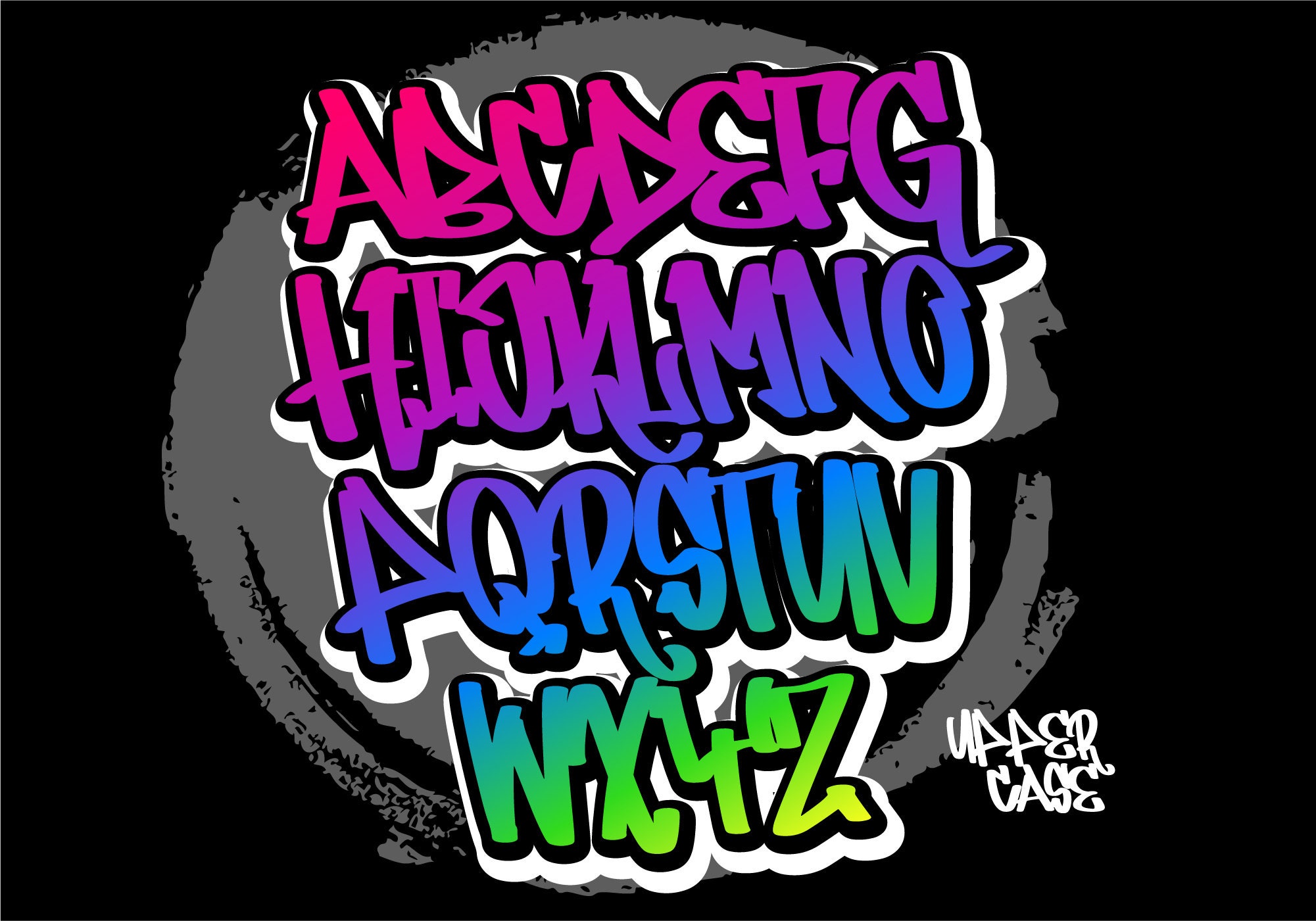 Sward of Demon Font, Graffiti Font, Street Font, Procreate Font ...