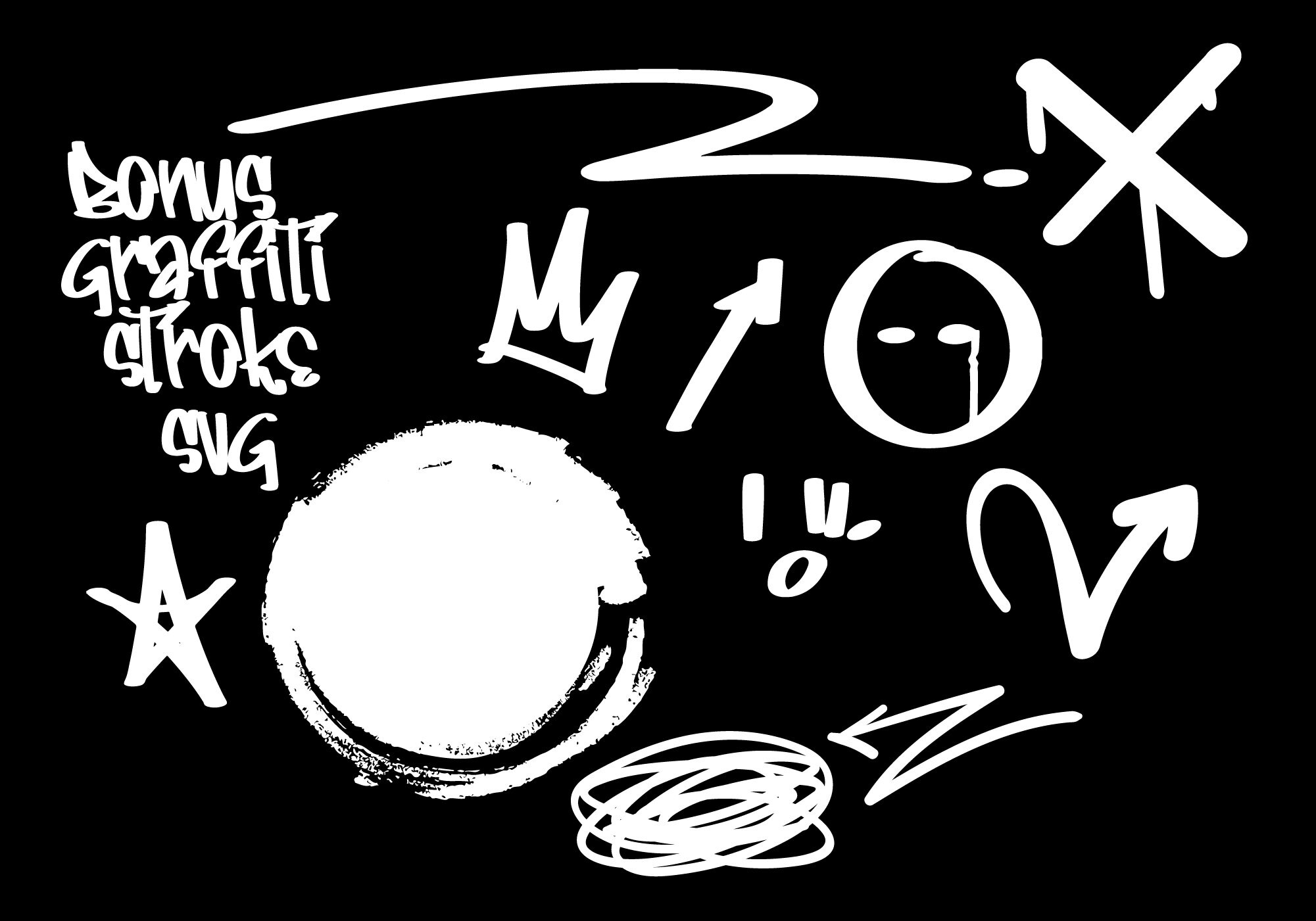 Sward of Demon Font, Graffiti Font, Street Font, Procreate Font ...