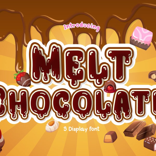 Melty Font - Etsy Singapore