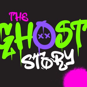 Ghoster Digital Font, Street Font, Graffiti Font, Graffiti, Digital ...