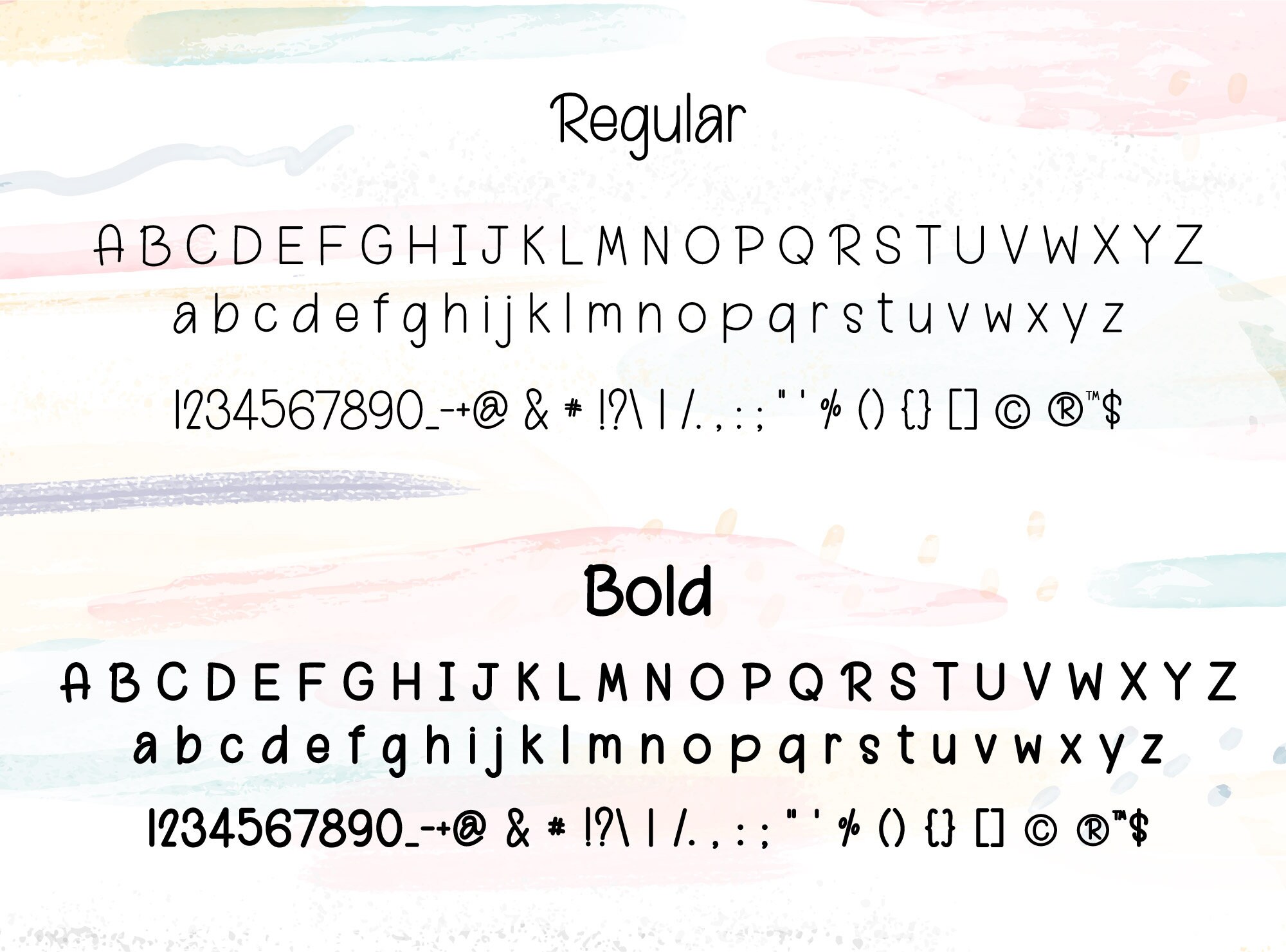 Simplify: Procreate Font, Digital Font, Font Download, Digital Download ...