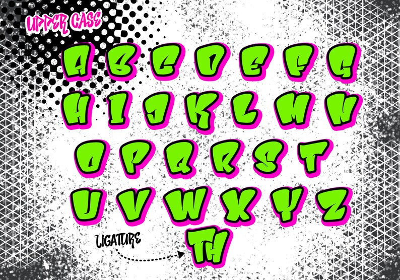 Killer Bees Digital Font, Procreate Font, Street Font, Graffiti Font ...