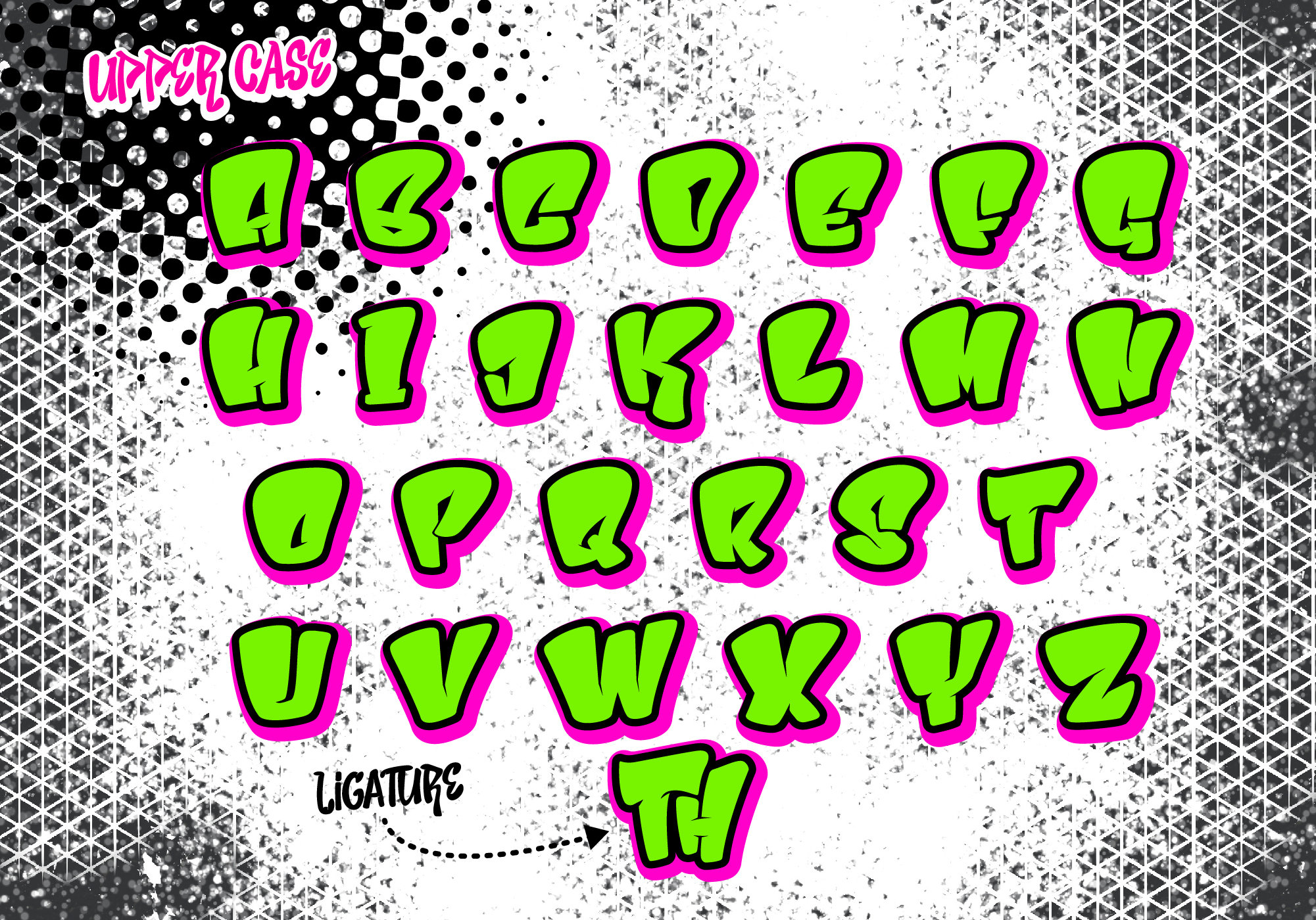 Killer Bees Digital Font, Procreate Font, Street Font, Graffiti Font ...