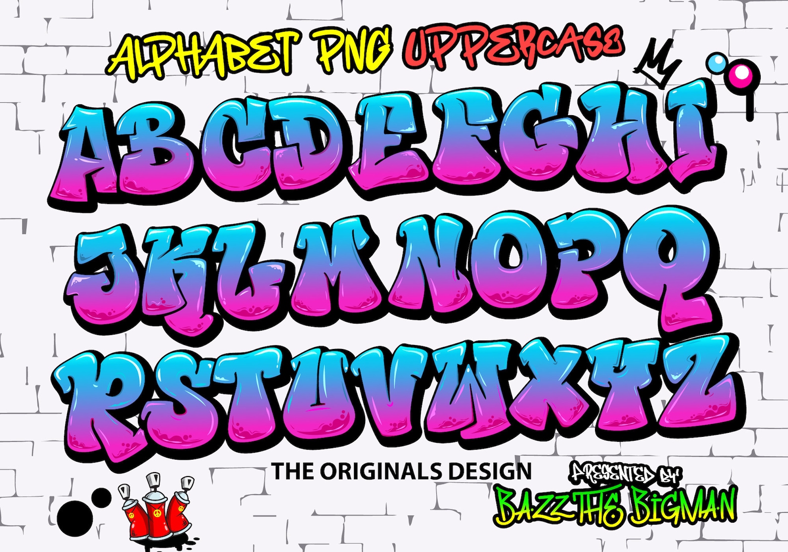 Sideways Blue Pink Color Alphabet Letters & Numbers PNG File ...