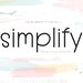 Simplify: Procreate Font, Digital Font, Font Download, Digital Download ...