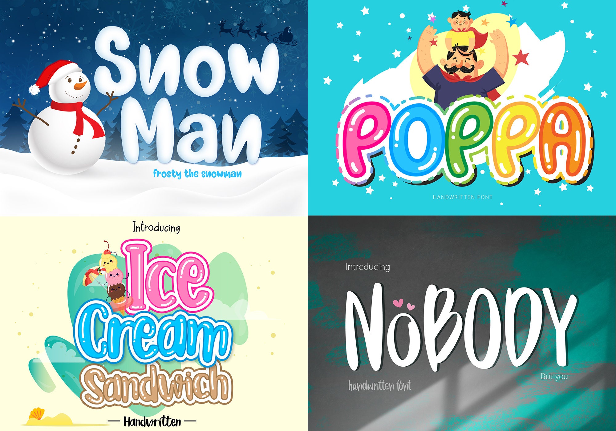 40 Procreate Fonts Bundle 95% off Free 6 Fonts : Procreate | Etsy