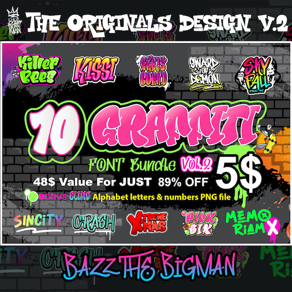 Airbrush Font - Etsy