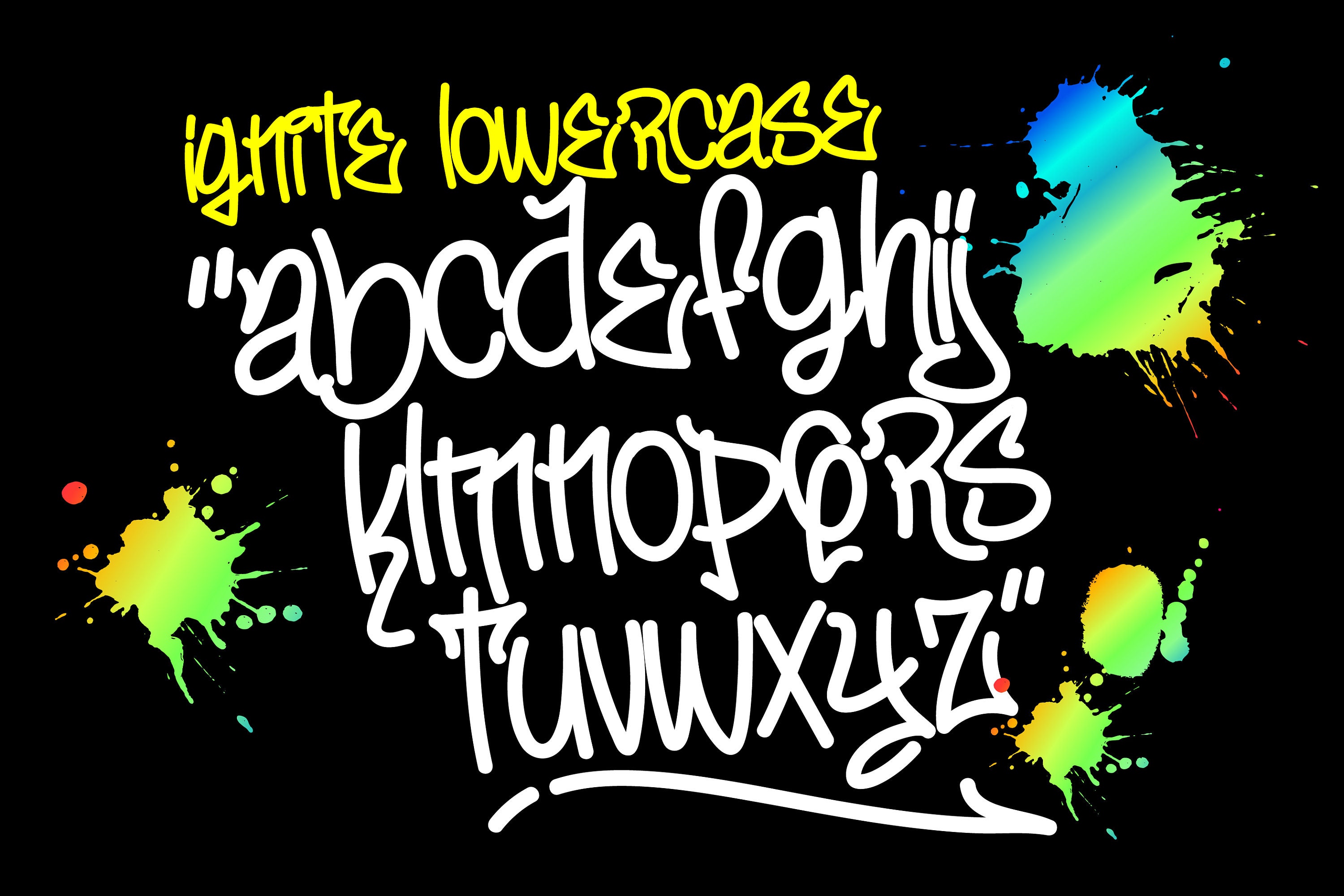 Ignite Font Graffiti Font Street Font Digital Font System - Etsy Australia