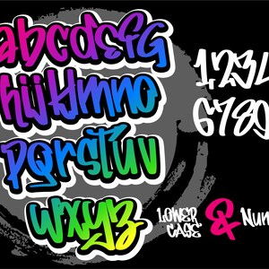 Sward of Demon Font, Graffiti Font, Street Font, Procreate Font ...
