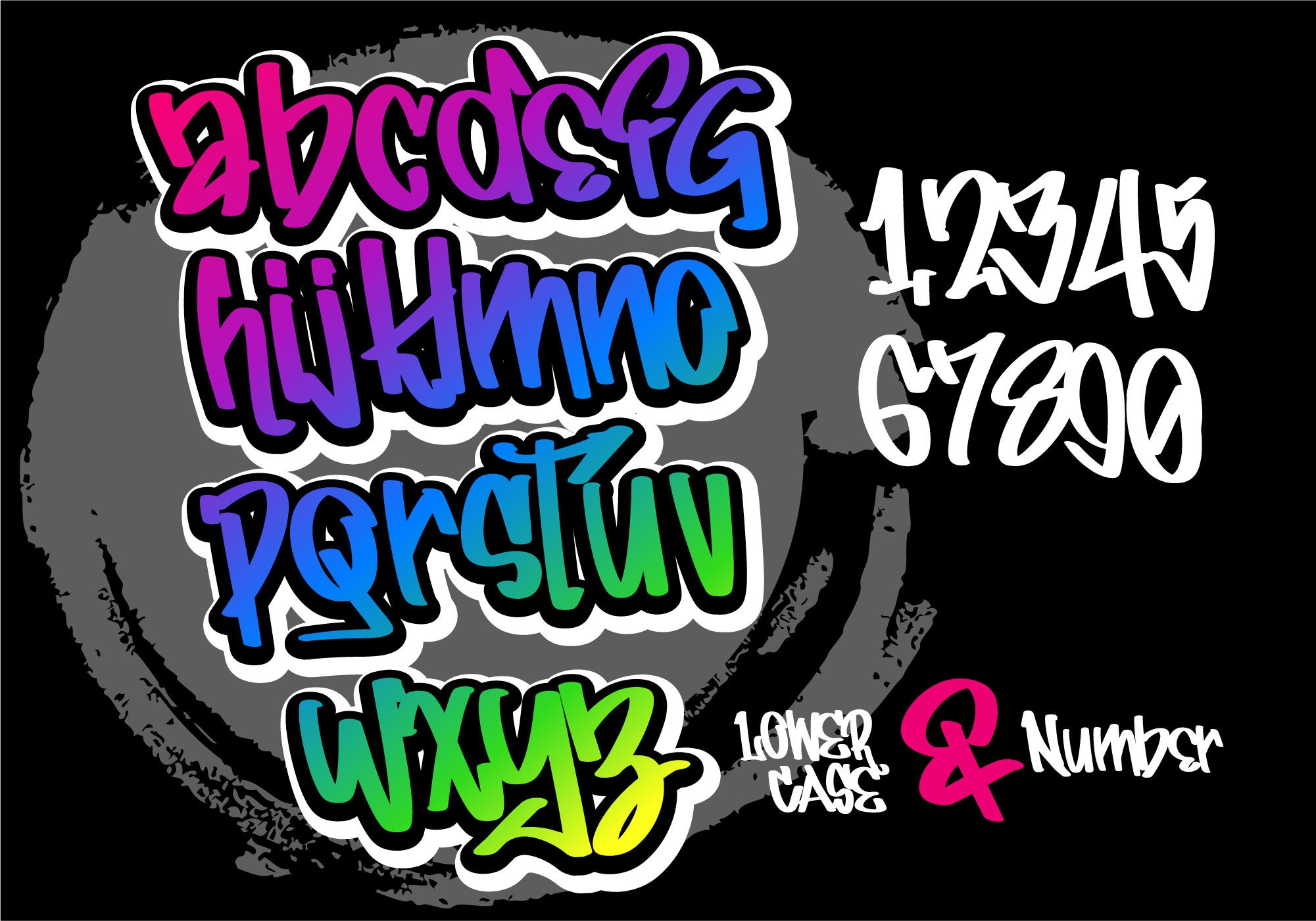 Sward of Demon Font, Graffiti Font, Street Font, Procreate Font ...