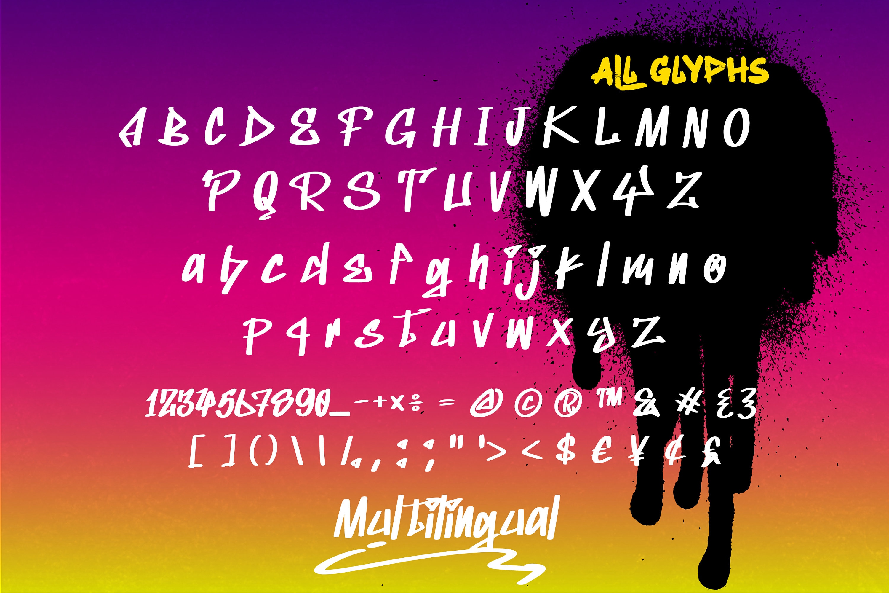 Sunset Graffiti Font: Street Art Display Font (OTF, TTF) - Etsy