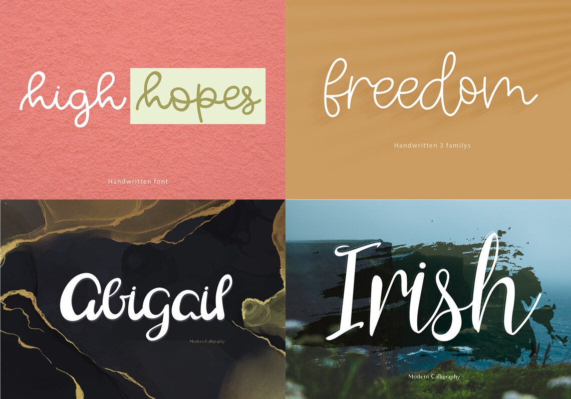 40 Procreate Fonts Bundle 95% off Free 6 Fonts : Procreate - Etsy