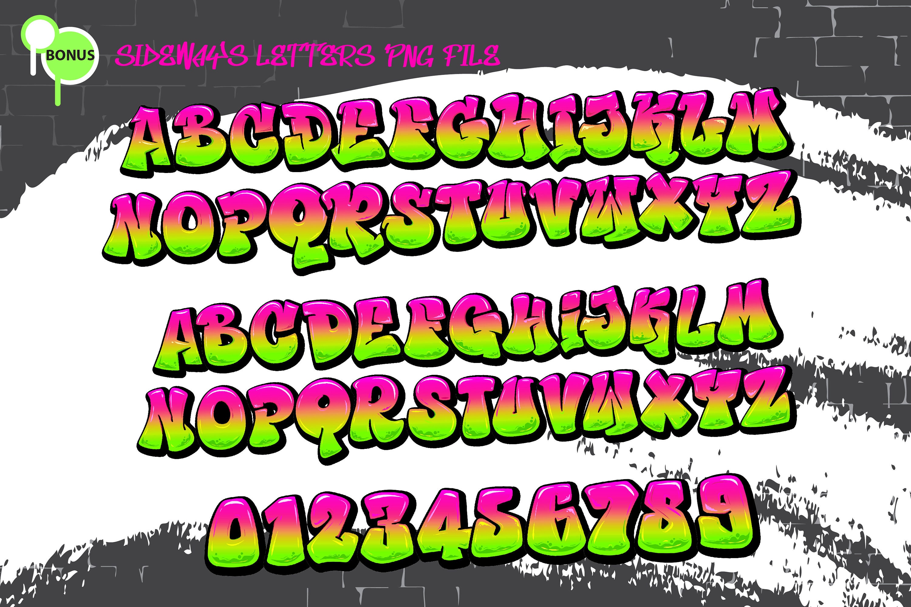 10 Exciting Graffiti Font Bundle Ver.3 Street Font Font - Etsy Australia