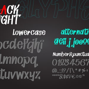 Black Knight Graffiti Font, Street Font, Procreate Font, Digital Font ...