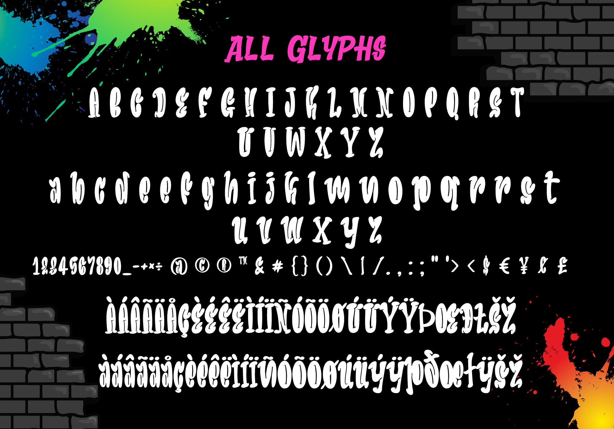 Skateboard Graffiti Font Street Font Digital Font Font Otf - Etsy