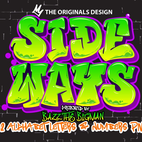 Green Drip Letters - Etsy UK