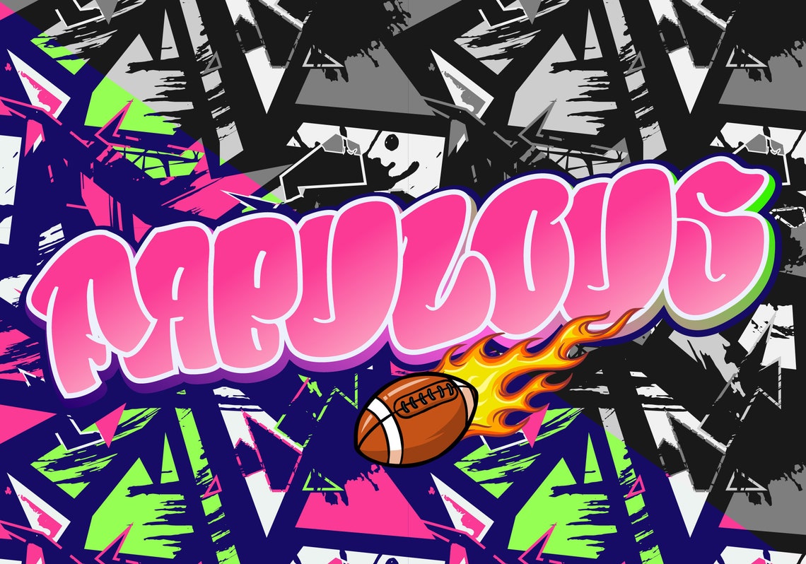 Pick Six Digital Font Street Font Graffiti Font Graffiti - Etsy