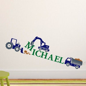 Trucks Decal, Construction Trucks Decals ,excavator Mixer Sticker ...