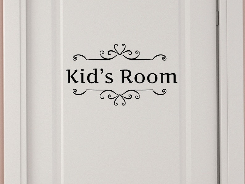 Door Sign DecalBedroom Door Decor Home Wall Decor Class | Etsy