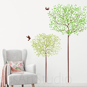 Tree Wall Decor , Kids Room Wall Decal, Girls Room Wall Decal, Nursery ...