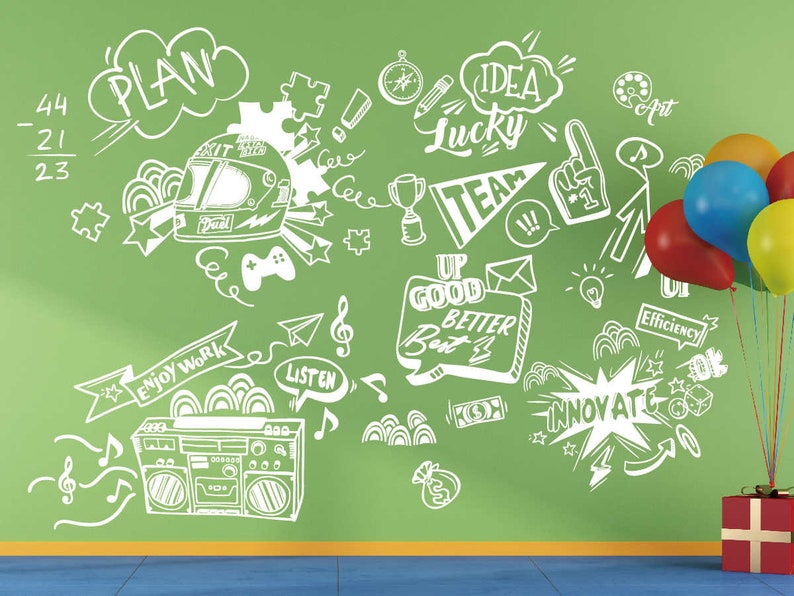 Graffiti Wall Stickers Vinyl Wall Decal - Etsy