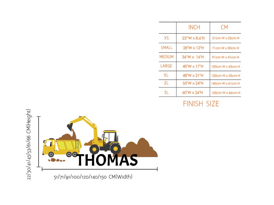 Garbage Decal Construction Trucks Decals excavator Mixer - Etsy