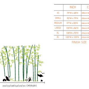 Panda Tree Wall Decals, Panda Wall Decals and Bamboo Decals,large Tree ...