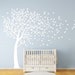 White Tree Wall Decal Large Tree Wall Decal Girls Room - Etsy