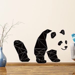 Panda Wall Decal, Panda Decal, Boys Room Decor, Girls Room Decor,animal ...