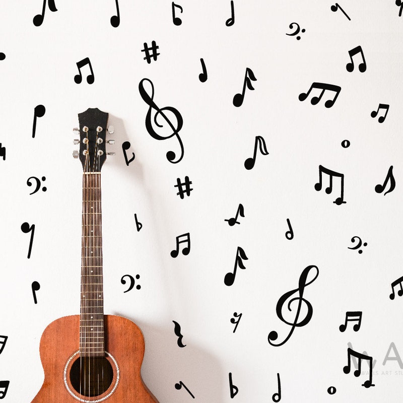 Music Notes Decal - Etsy