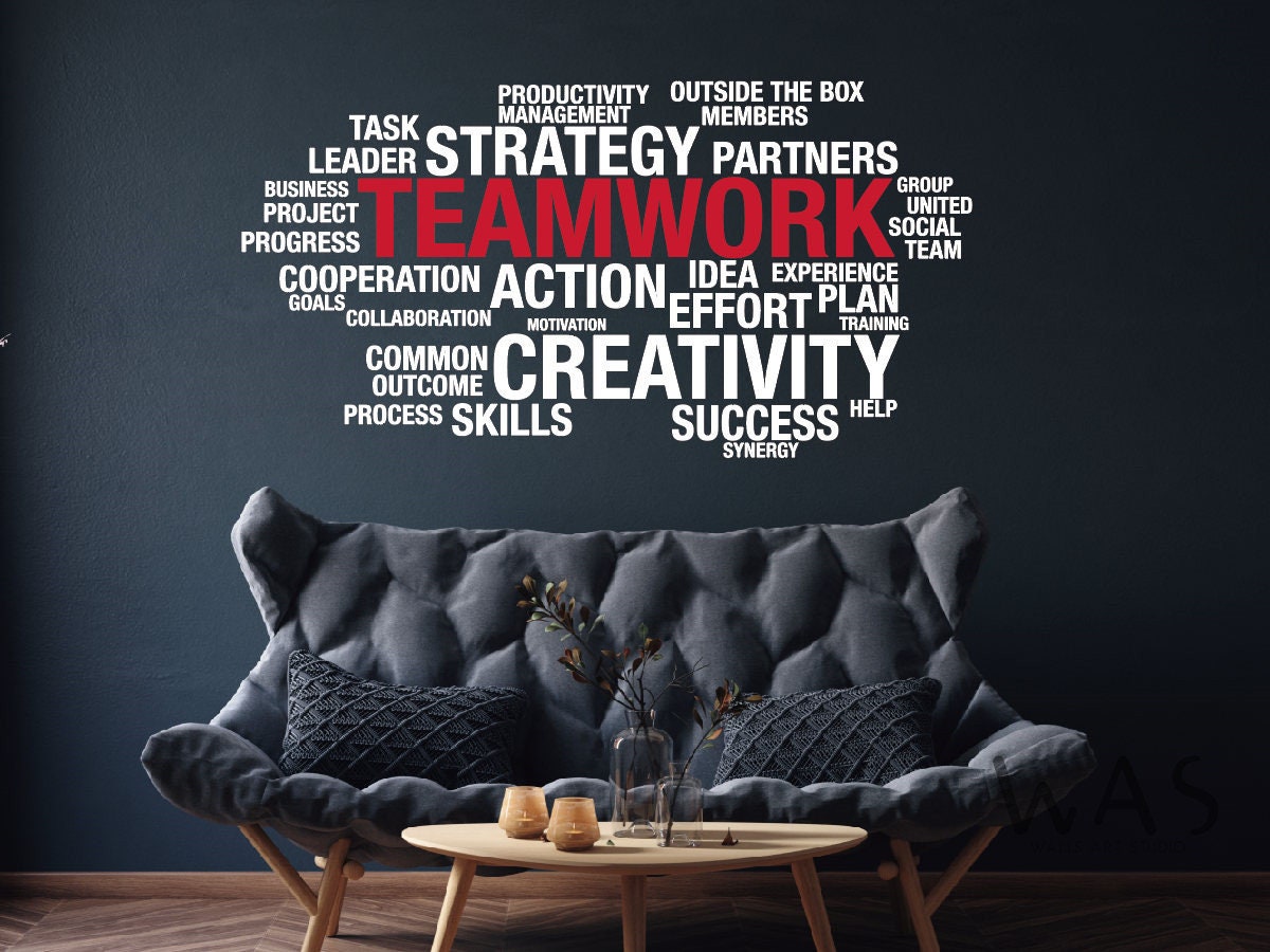 Office Wall Art, Office Decor, Office Wall, Office Wall Decor, Teamwork ...