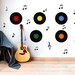Music Record Disk Wall Decals, Vinyl Music Party Records for Retro ...