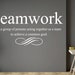 Teamwork Office Wall Decor Office Wall Art Motivational - Etsy