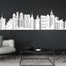 City Skyline Wall Decal,large City Decal,city Vinyl Wall Sticker ...