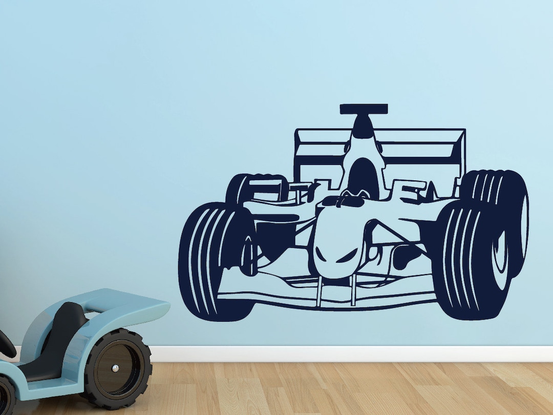 Boy's Room Racing Car Decal -vinyl Wall Decor for Boys Room-playing ...