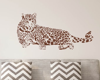 Leopard Wall Decal - Etsy