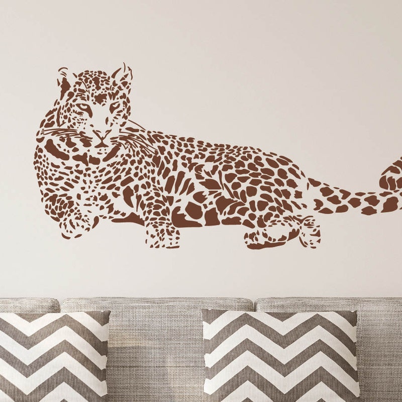 Leopard Wall Decal - Etsy