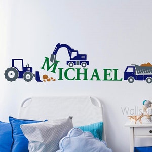 Trucks Decal, Construction Trucks Decals ,excavator Mixer Sticker ...