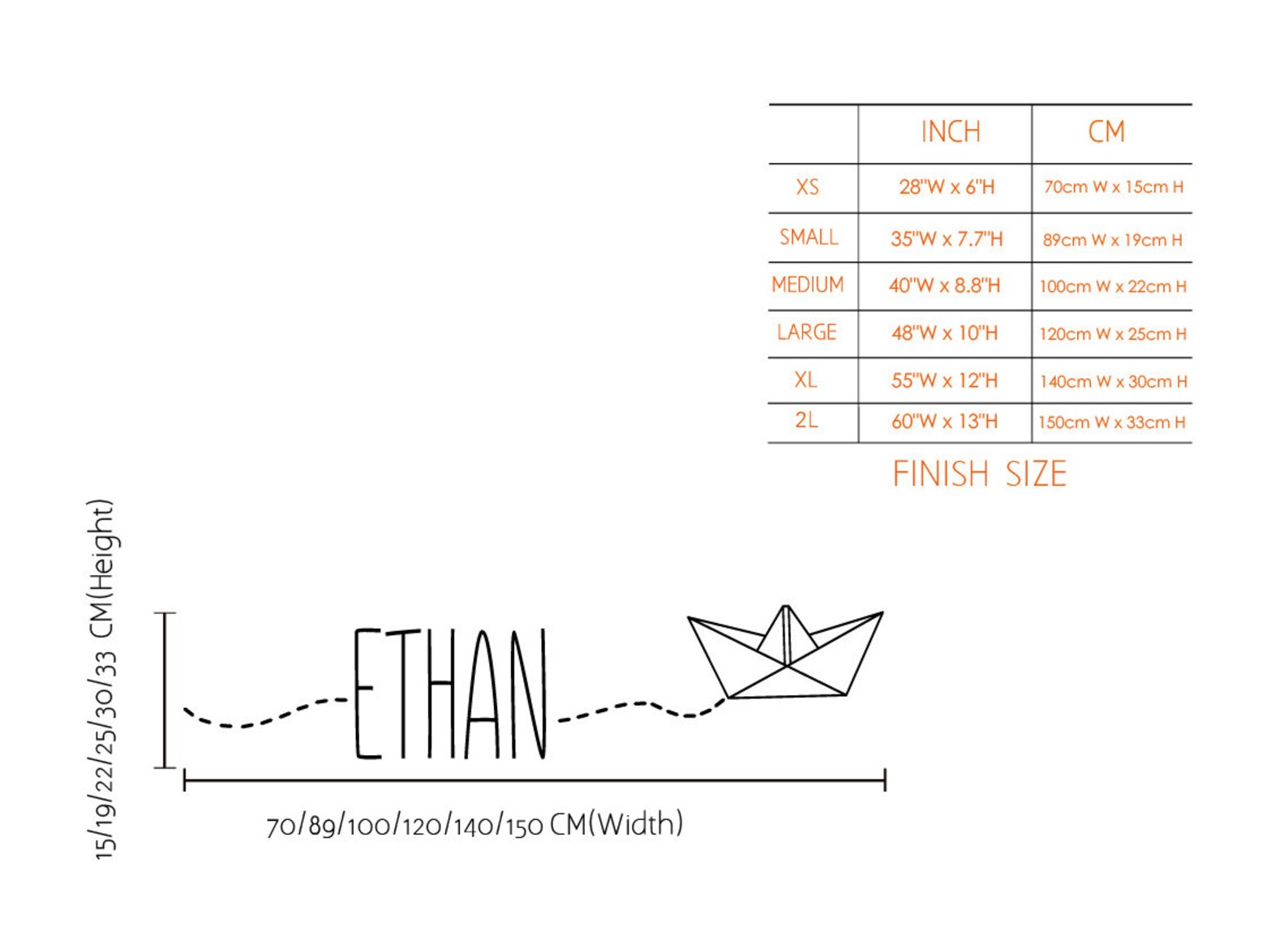 Paper Boat Wall Sticker With Personalized Name Decal Boat - Etsy