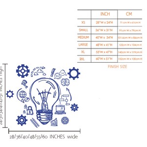 Lightbulb Inspire Words Business Office Art Decor Stickers Mural Large ...