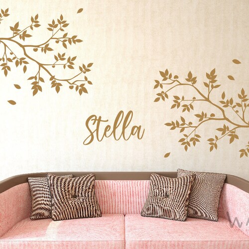 Branch Wall Tree Sticker Vinyl Decal Bird Kids Room Decals - Etsy